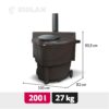 Biolan Populett 200 Dry Toilet - Biolan store