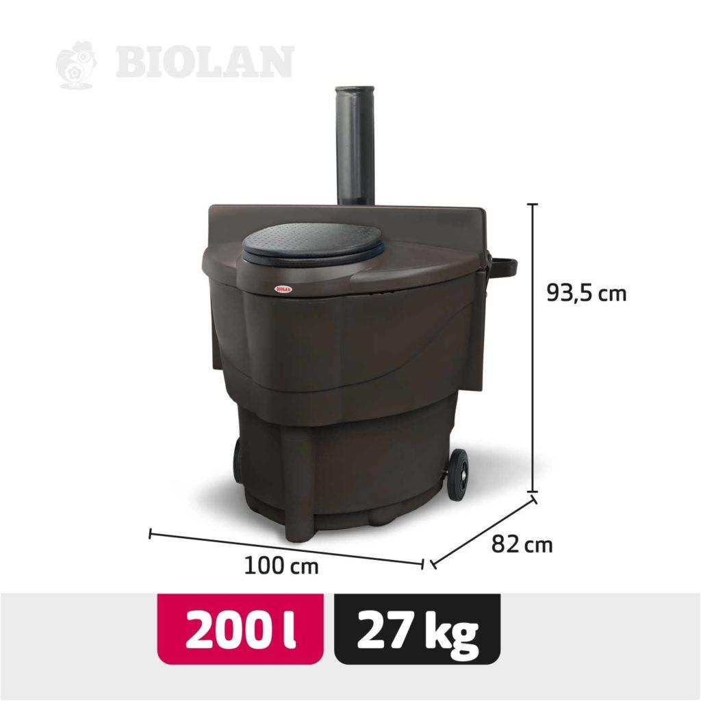 Biolan Populett 200 Dry Toilet - Biolan store